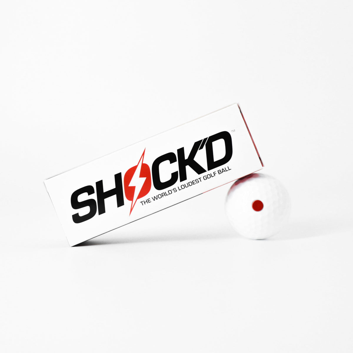 Loud Prank Golf Balls - SHOCK'D Golf Balls