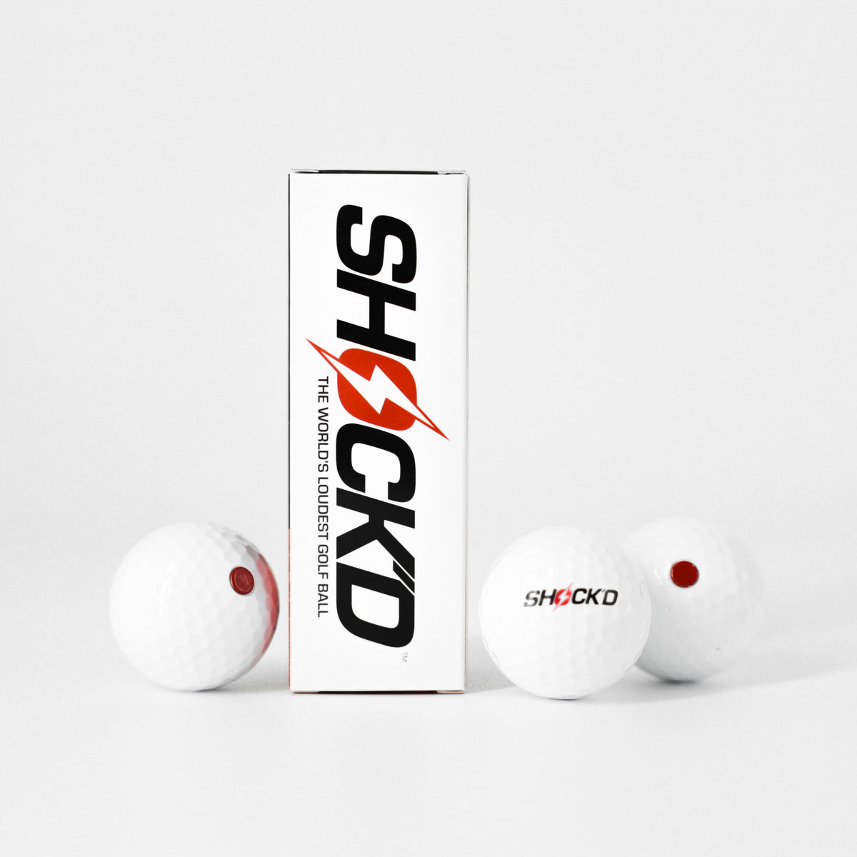 SHOCK'D Golf Balls - Loud Prank Golf Balls