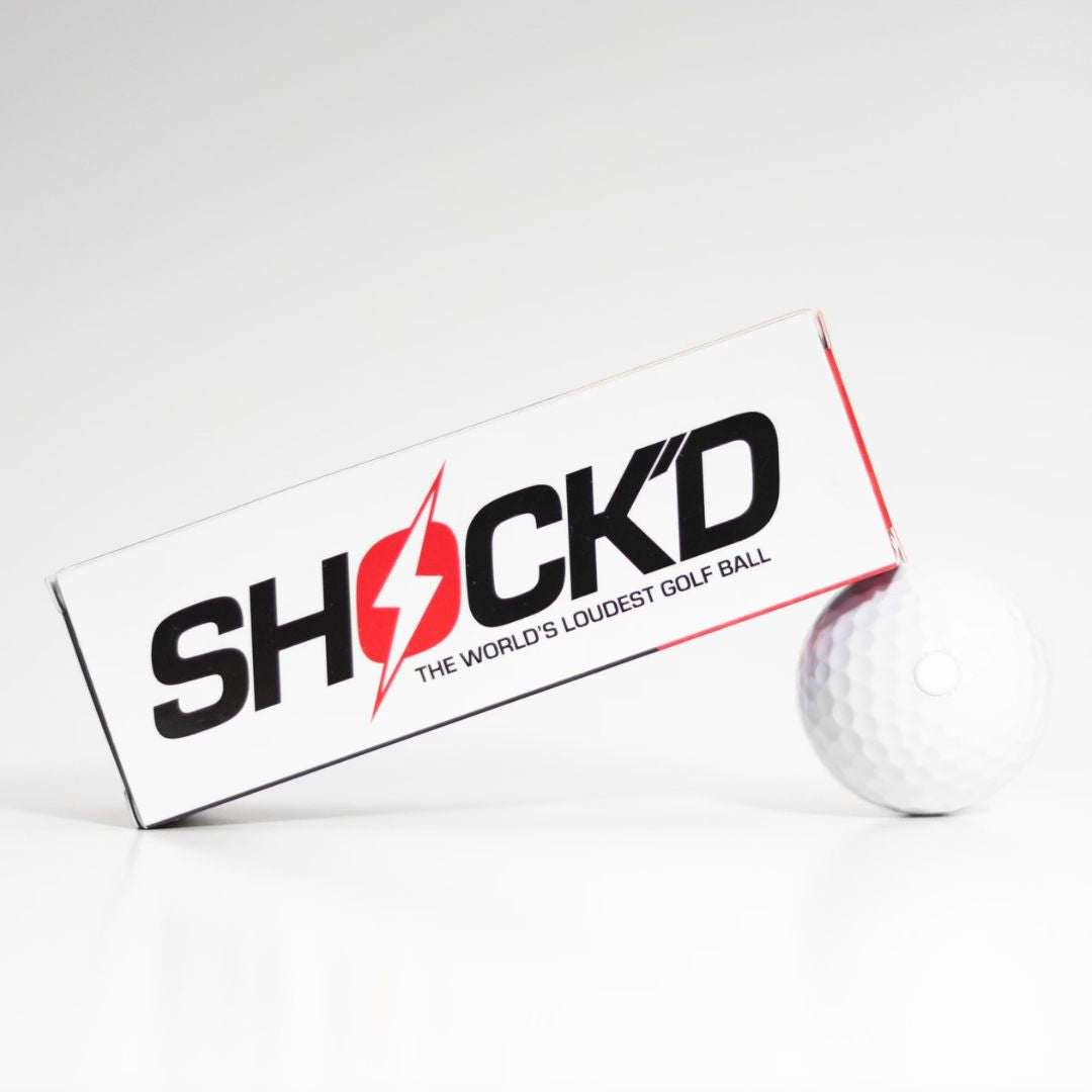 SHOCK'D Golf Balls - Loud Prank Golf Balls